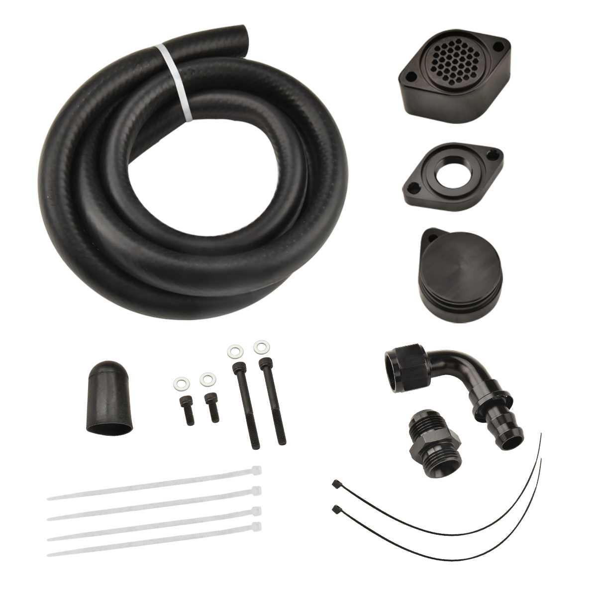 EngineGo 6.7L Powerstroke CCV PCV Reroute Delete Kit for 11-20 F-Series