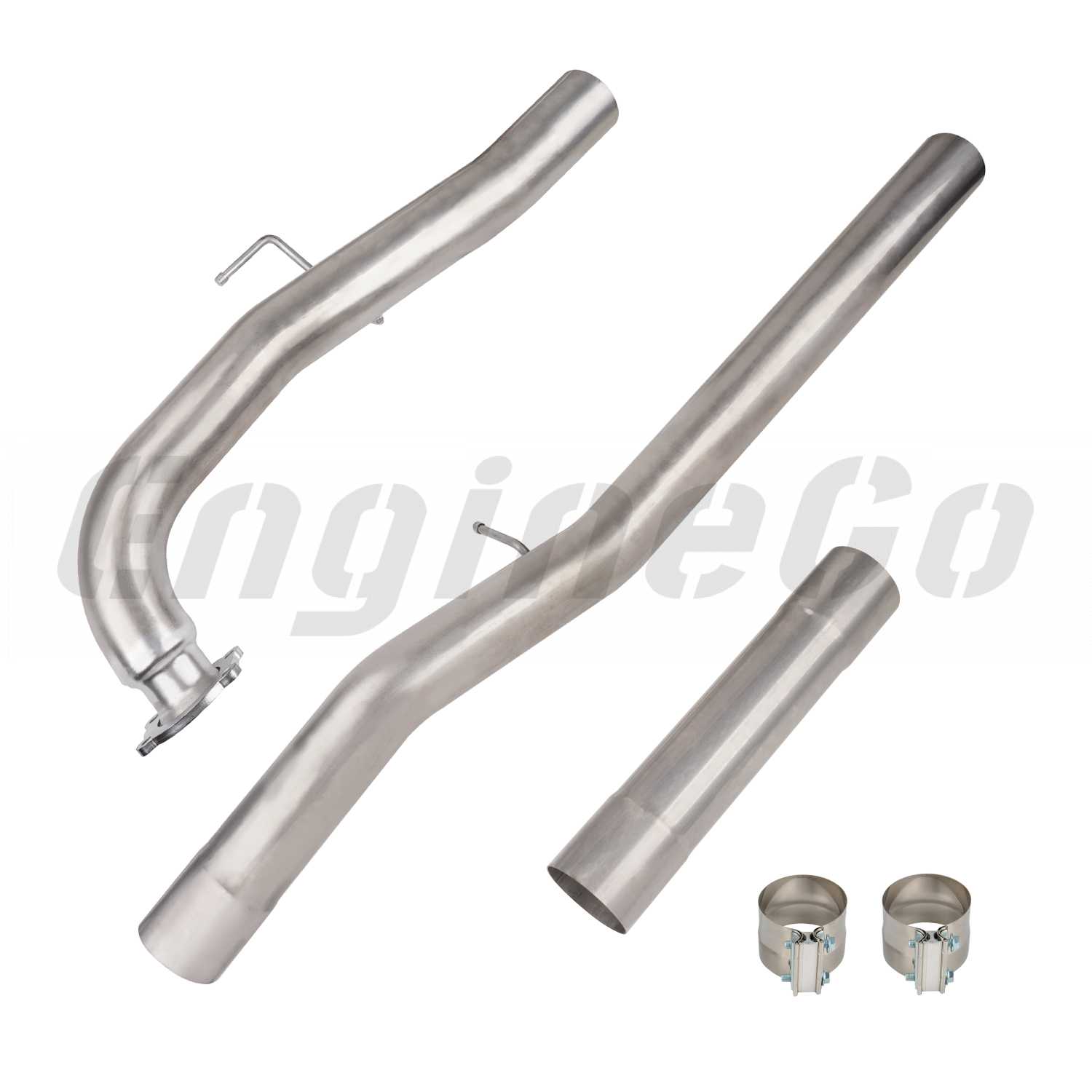 EngineGo 6.6L Duramax L5P 4" DPF & Cat Delete Pipe for 17-23 Silverado ...